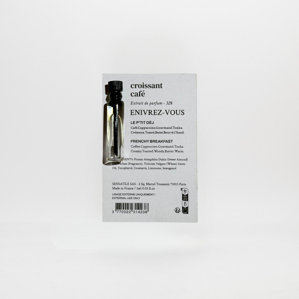 Buy Croissant Cafe Versatile 1ml Vial Online | Fragrance Artisans